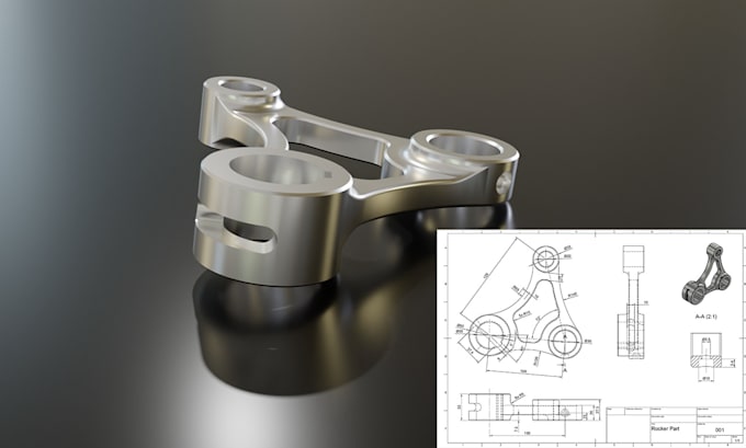 Create or convert a 2d drawing to 3d with photo rendering by Cadcreated ...