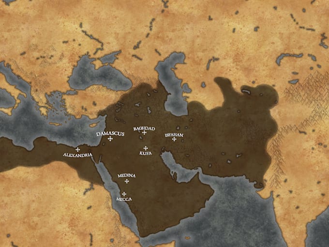 Create a stylized custom fantasy or historical political map by ...