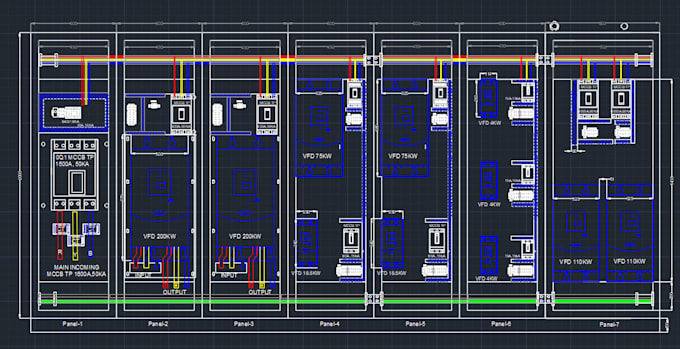 Do any electrical drawing design in autocad by Murtaza_cad1122 | Fiverr