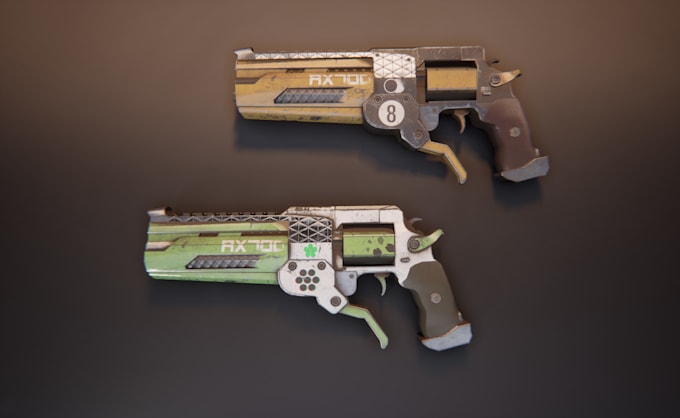 Create 3d modern scifi or fantasy weapons by Chaunart_ | Fiverr