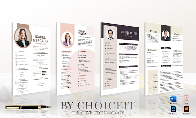 Design eye catching and professional resume and cv by Omarsaheed | Fiverr