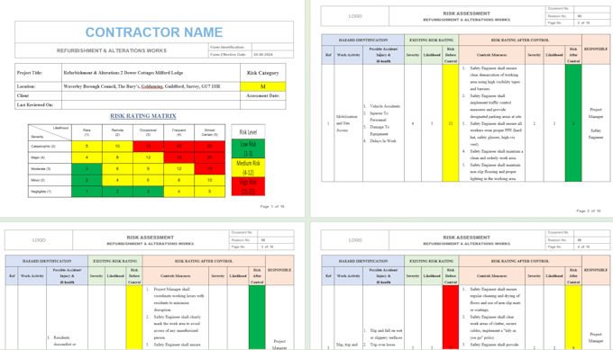 Make method statement, hns policy and construction phase plan by ...