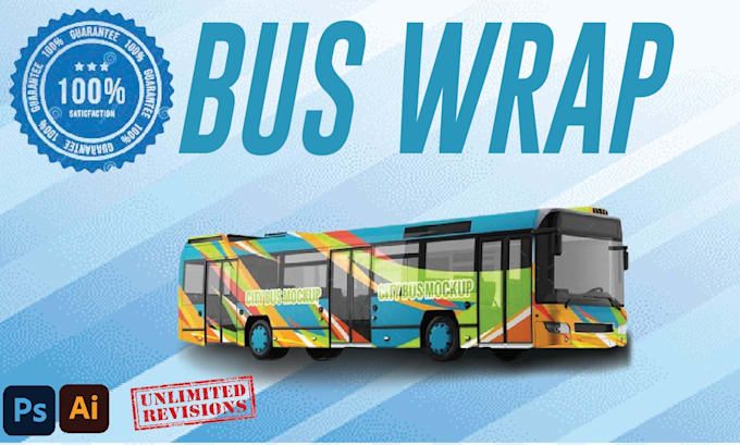 Design unique bus wrap for you by Anayabutt902 | Fiverr