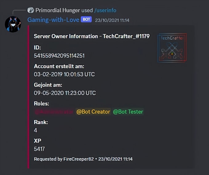 Build a custom discord bot by Cowrise | Fiverr Build a custom discord bot by Cowrise | Fiverr