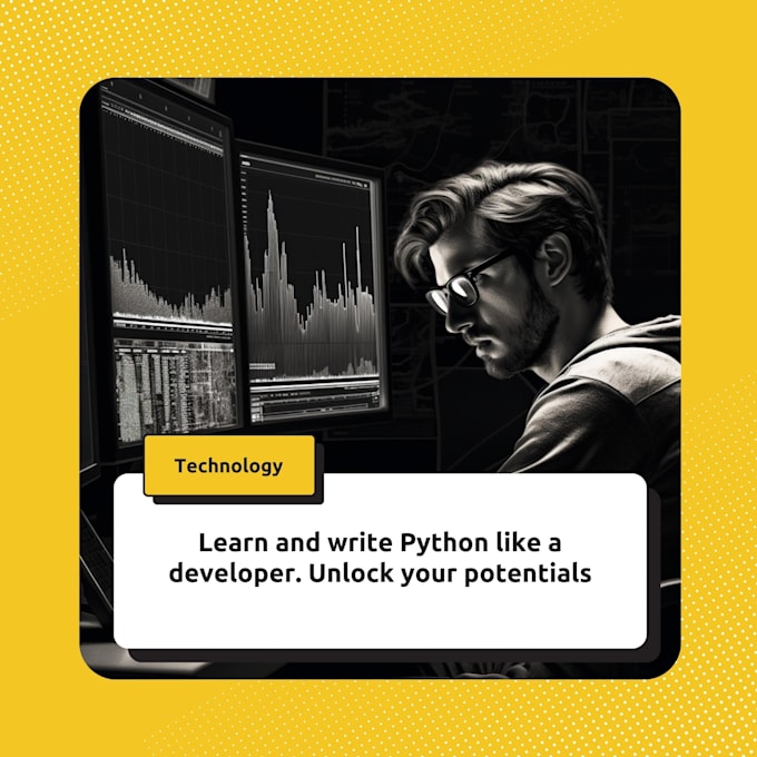 Teach you through python basics and applications by Biscuit1v9 | Fiverr