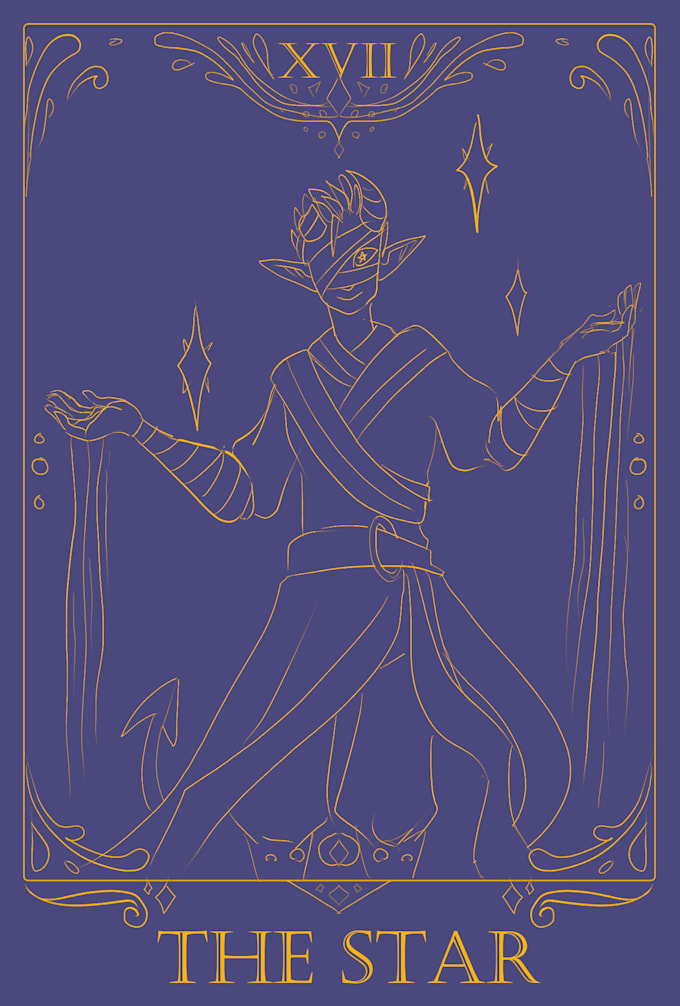 Draw your dnd character by Hexra_ | Fiverr