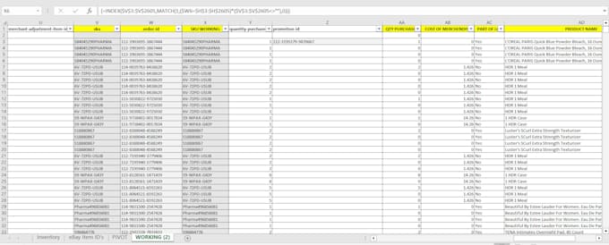 Do ms excel google sheet service using formulas, pivots, charts ...