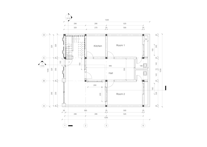 Make architecture drawing in autocad and revit by Abdul_wali_rish | Fiverr