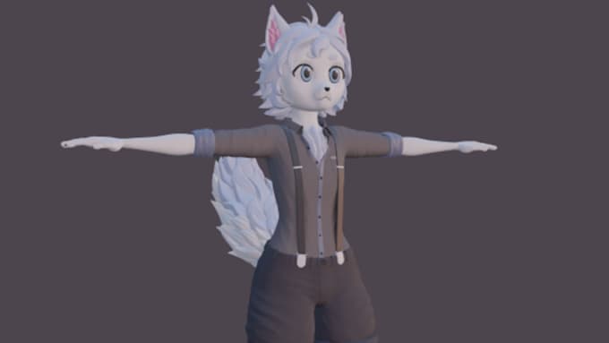 Create vr furry avatar, vrc avatar, 3d anime model for vrchat and ...