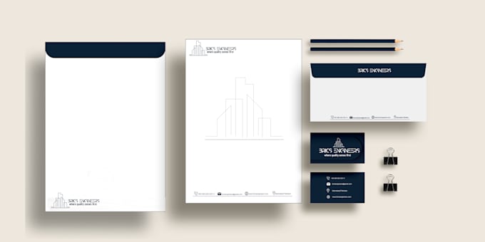 Create a stationery design for your business by Anumnasir_ | Fiverr