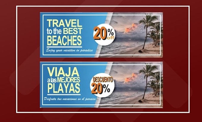 Make an amazing web banner for your company by Luismariano_gil | Fiverr