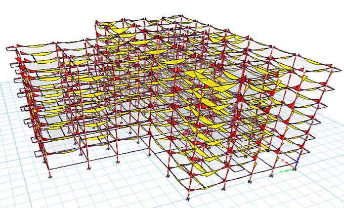 Do structural analysis, modeling and design in etabs, safe by Arch_ms ...