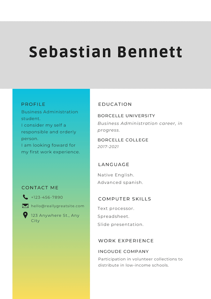 Create professional perfect cv design for your bright future by ...