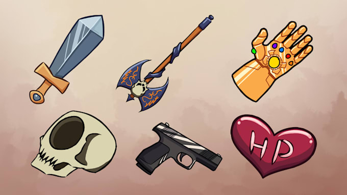 Draw simple cartoon objects by Ashen_em1 | Fiverr