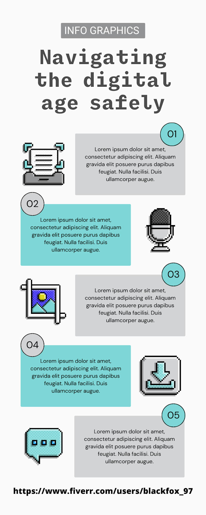 Craft eye catching high quality infographics design by Blackfox_97 | Fiverr