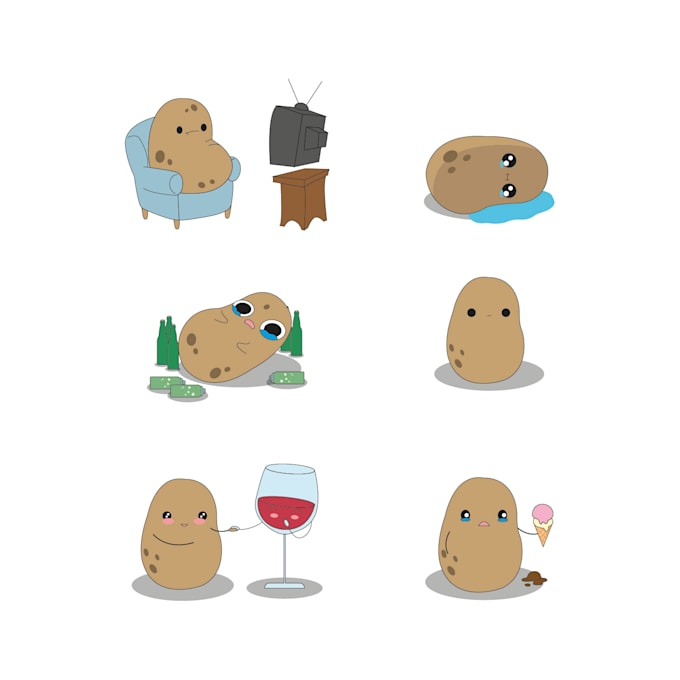 Create your patavatar or potato avatar for you by Rikunn | Fiverr