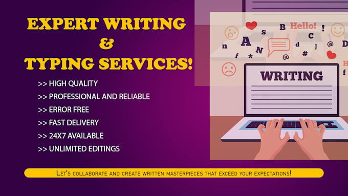 Write, type and copy any formal and informal documents by Devindi ...