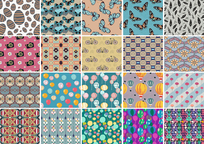 Create seamless patterns for you by Suhailchaudhry | Fiverr