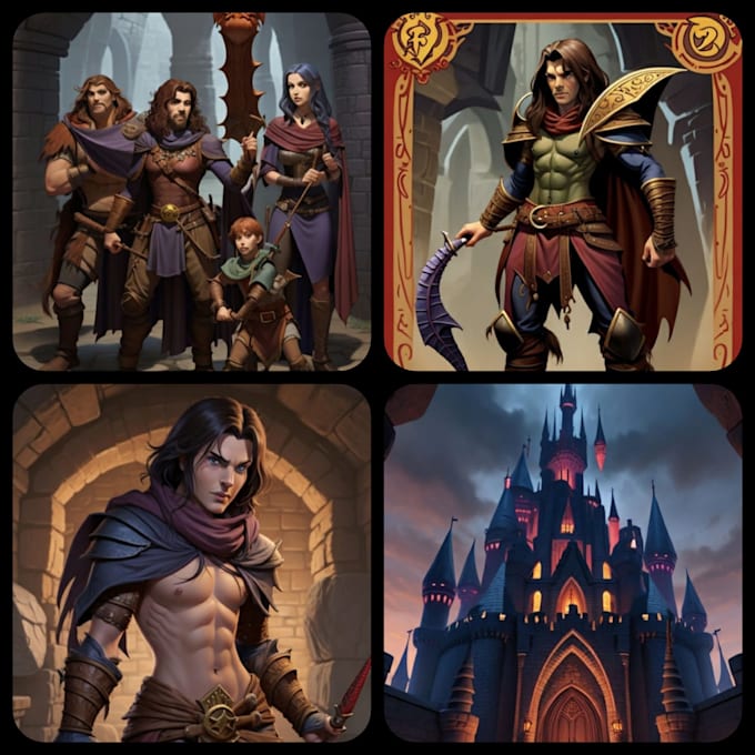 Make character and location art for your dnd work fast by Vanshika6890 ...