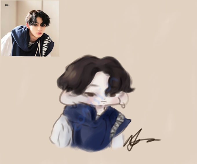 Create a soft character illustration of your choice by Dmono_shop | Fiverr