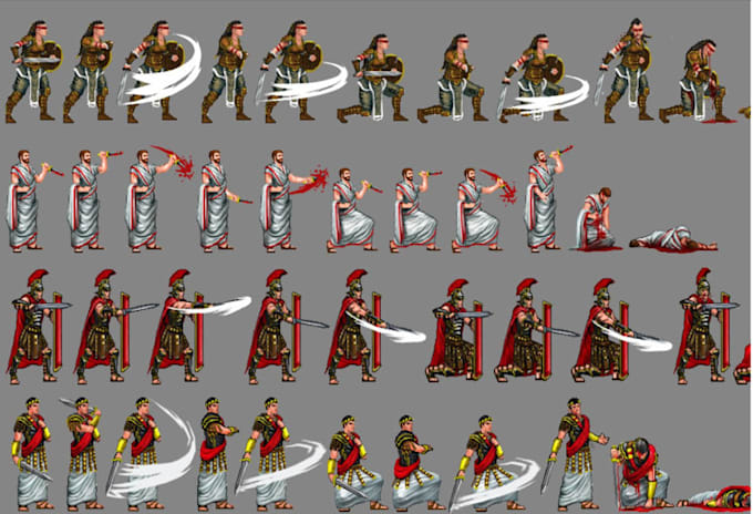 Create you animated game asset, sprite sheet, vtuber character by ...