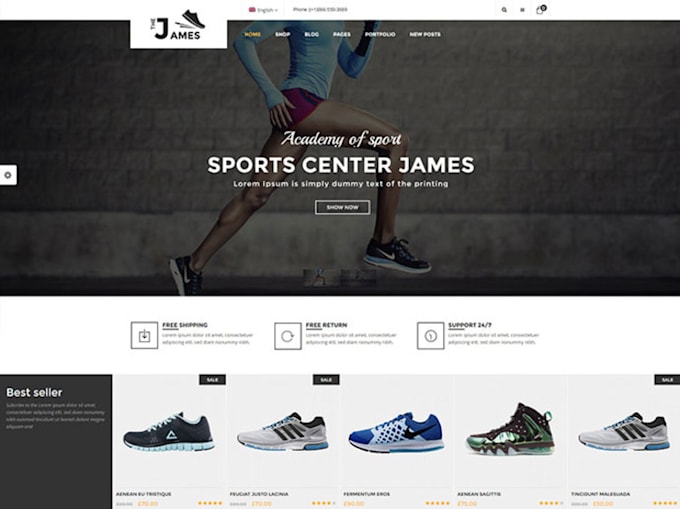 Design casual shoes footwear sneakers sportswear website shoe ...