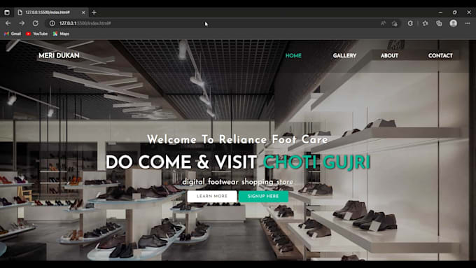 Create a custom responsive website with html, css and javascript by ...