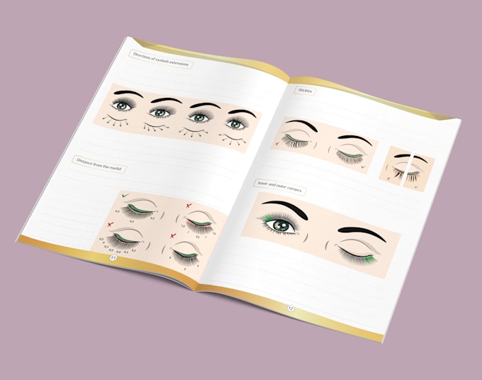 Sell you eyelash extension workbook by Den_reactor | Fiverr