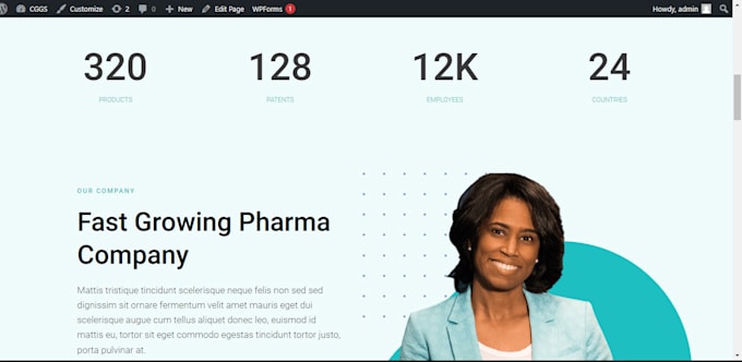 Develop a professional level educational institute website by Khinzala ...