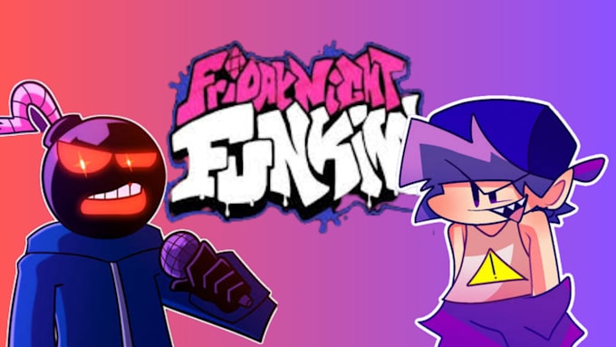 Create fnf sprite animation, fnf character design, fnf mod logo,fnf mod ...