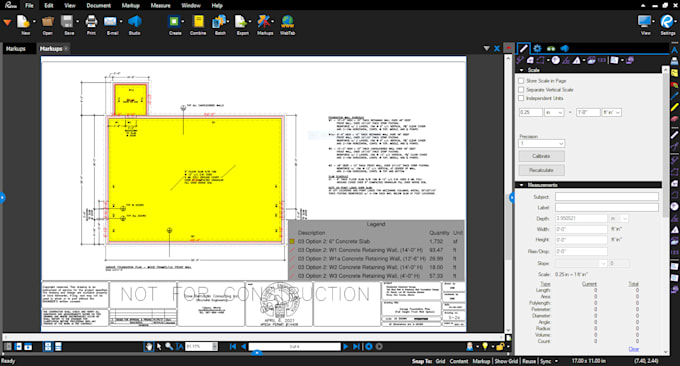 Concrete and steel material takeoff by using bluebeam by Attamustafa83 ...