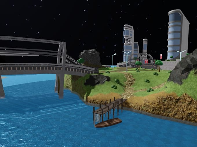 Build a realistic 2d 3d map for your roblox game by Ka_bir | Fiverr