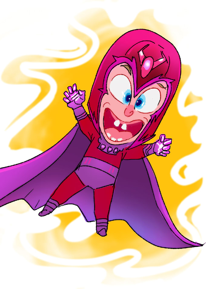 Little super hero chibi of your choose with flat colors by Touvu9 | Fiverr