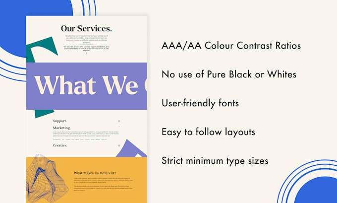 Create accessible user interfaces that everyone can use by Mlwdes | Fiverr