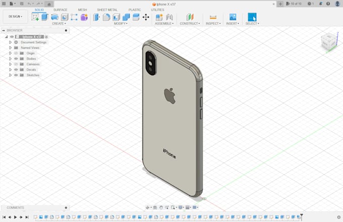 Convert a rough 2d sketch into a 3d model using fusion 360 by Jake ...