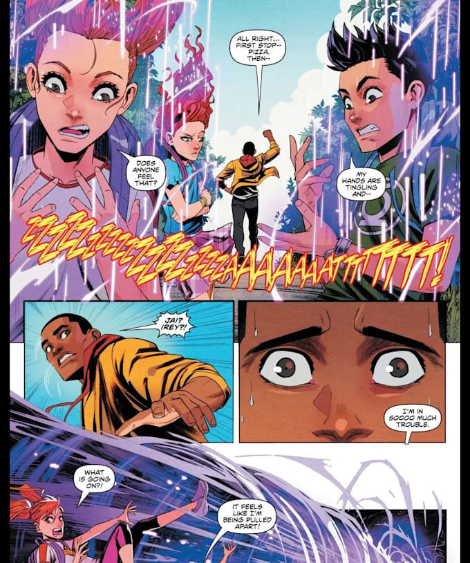 Draw amazing comics book art, superhero, cartoon comic and graphics ...