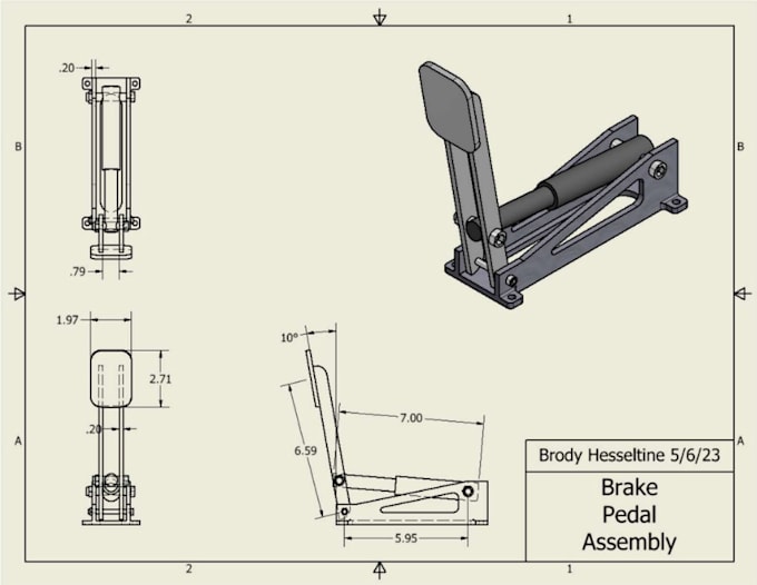 3d model parts and or assemblies from drawings or concepts by Brody ...