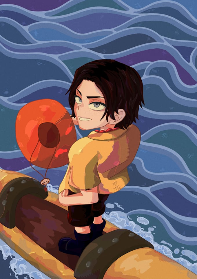 Draw anime style illustations to your liking by Anastasiamushar | Fiverr