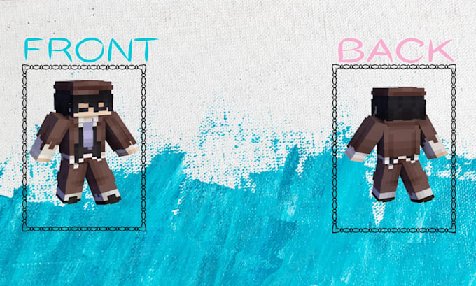 Make a unique minecraft custom skin by Abe07_ | Fiverr