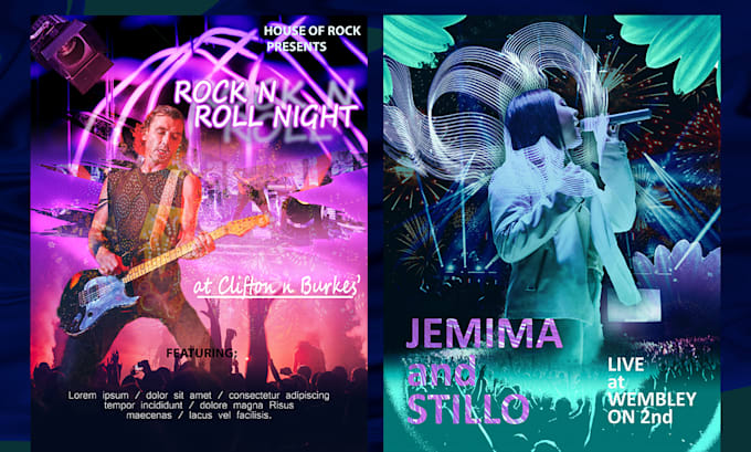 Make concert poster design, event flyer or gig poster by Shiv_des1gns ...