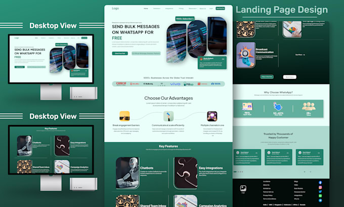 Do website ui ux design, mobile app ui, landing page ui ux design in figma by Sax_ui_designer ...
