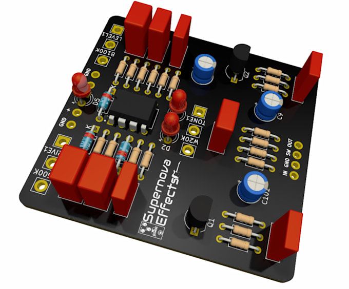 Design printed circuit board pcbs for guitar pedal effects by Pcbdesign ...