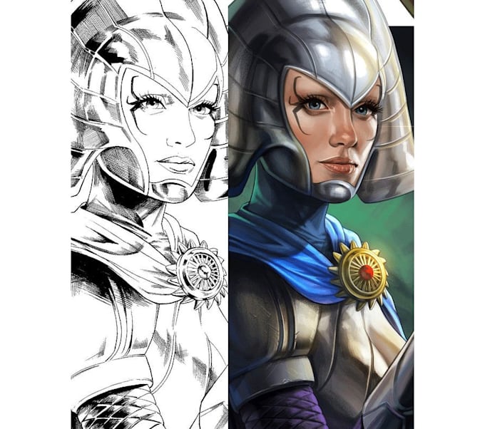 Superhero comic, draw amazing comics book art, graphic novel and ...