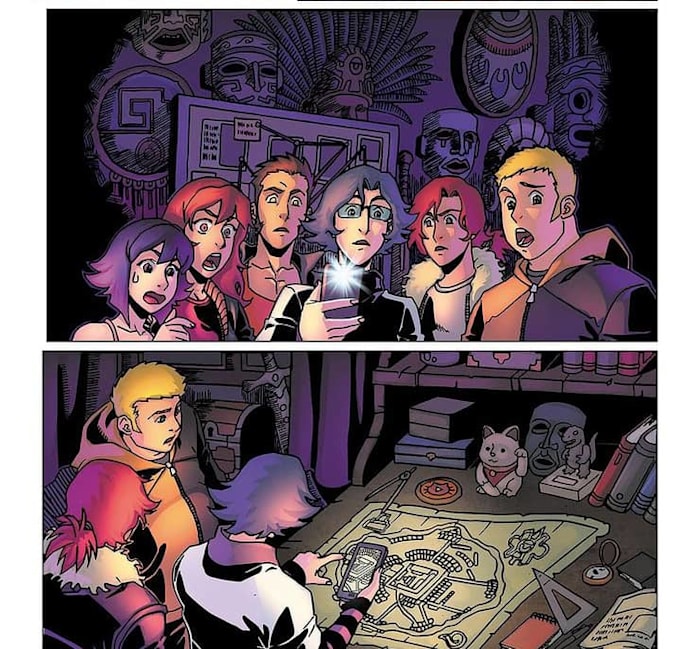 Draw color comic page, coloring book, pop art, manga page, graphic ...