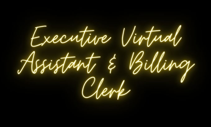 Be your executive admin assistant and billing clerk by Mannycadz | Fiverr
