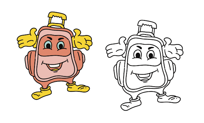 Do coloring book illustrations for kids by Soops_d | Fiverr