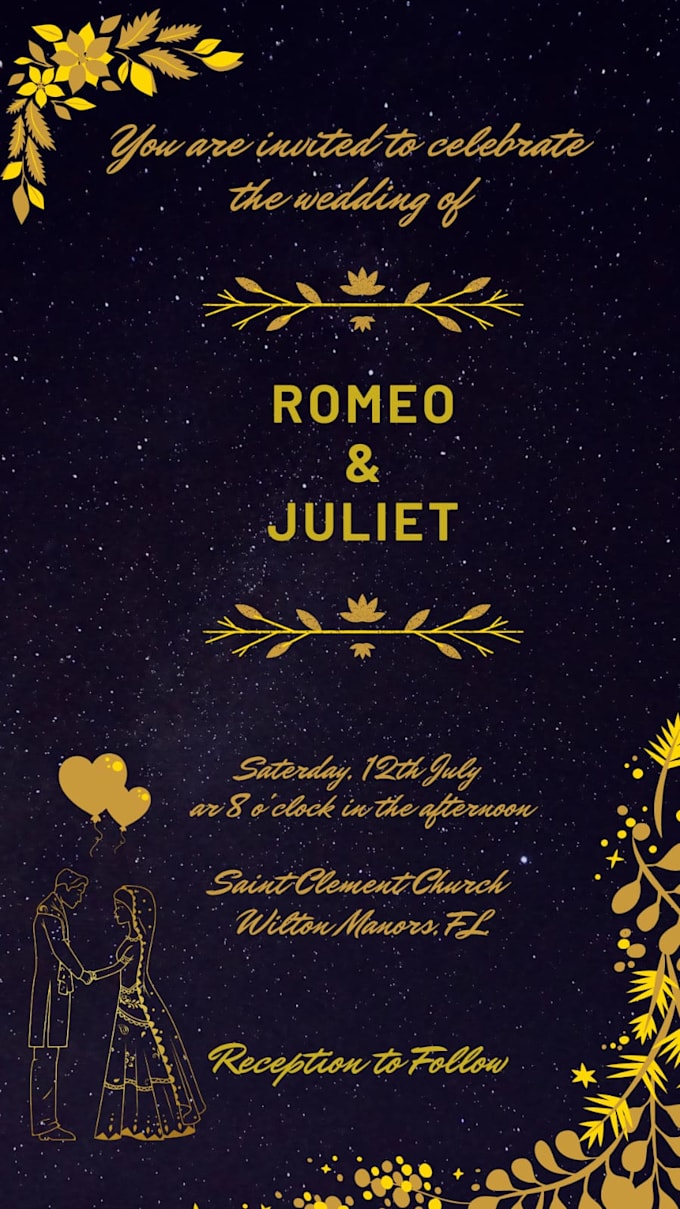 Design and create visually appealing and unique invitation cards by ...