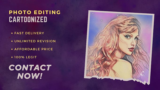 Edit your photo by cartoonized by Cedlan03 | Fiverr
