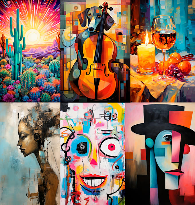 Create abstract, absurd, avantgarde art ai wall canvas print by Goosss ...