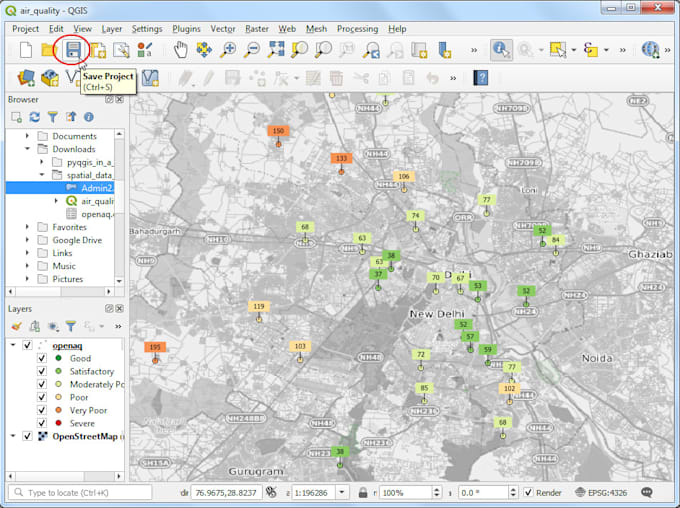 Create and digitize maps in qgis, arcgis, google earth by Sepoticteam ...